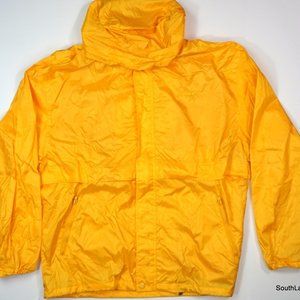 Vintage Speedo Windbreaker Jacket Bright Yellow Xl - Gem